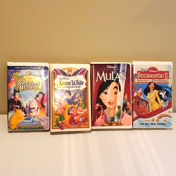 Disney | Media | Disney Vhs Princess Collection | Poshmark